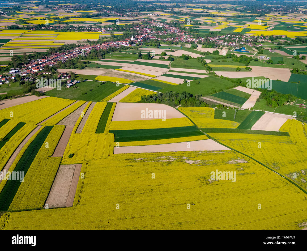 Corn fields aerial hi-res stock photography and images - Alamy