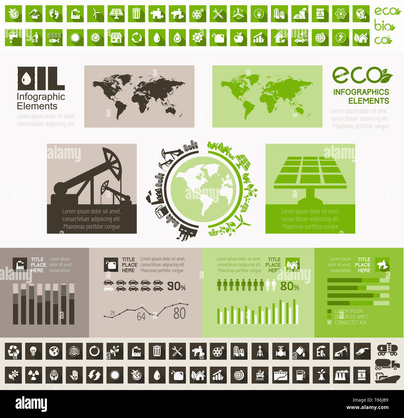 Oil industry infographic template hi-res stock photography and images ...