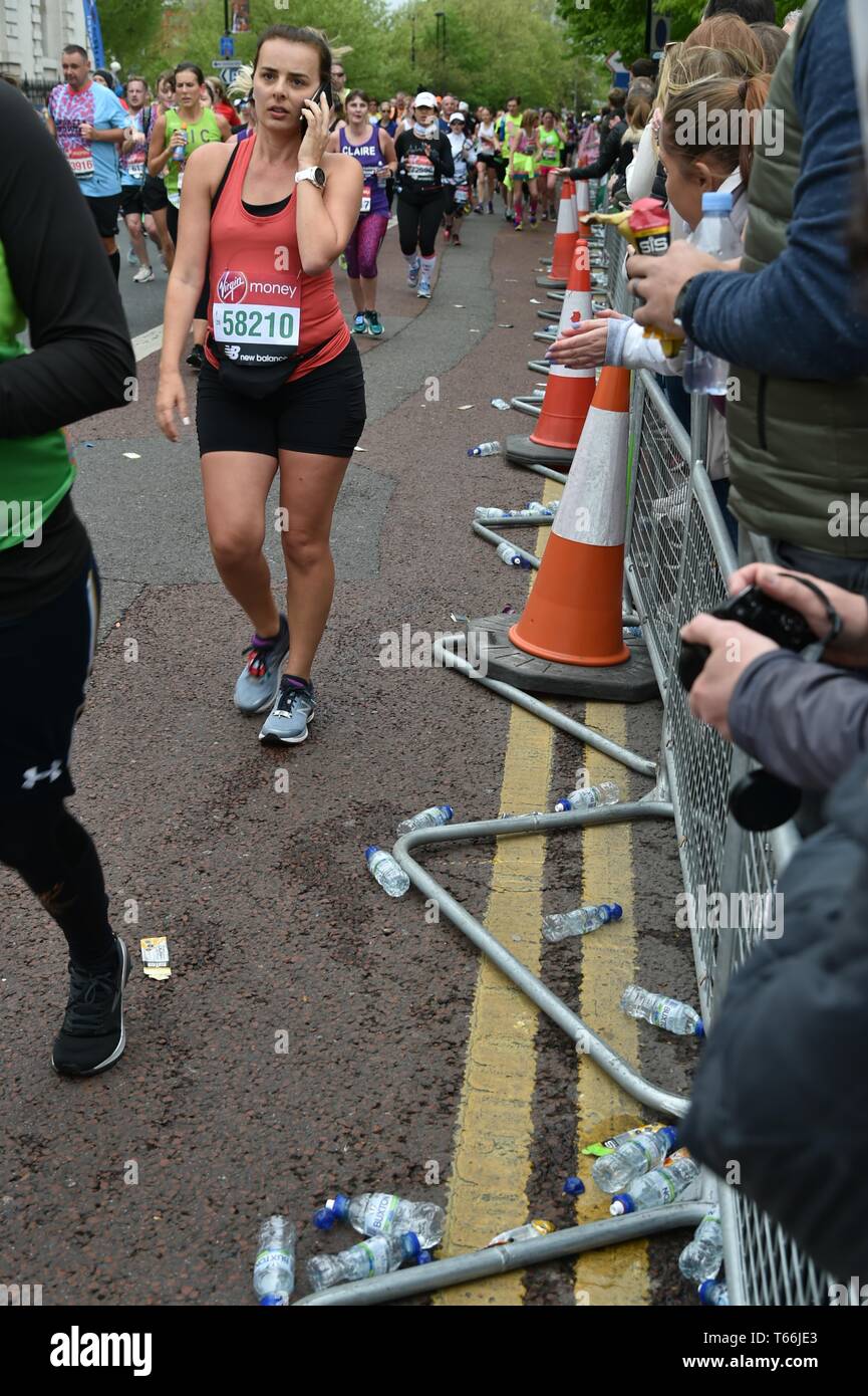 London Marathon 2019, fun runners Stock Photo - Alamy