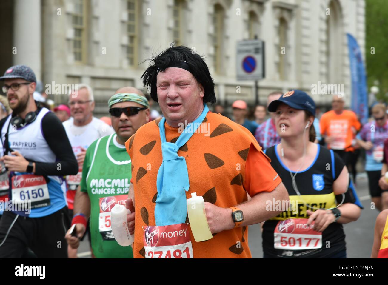 London Marathon 2019, fun runners Stock Photo - Alamy