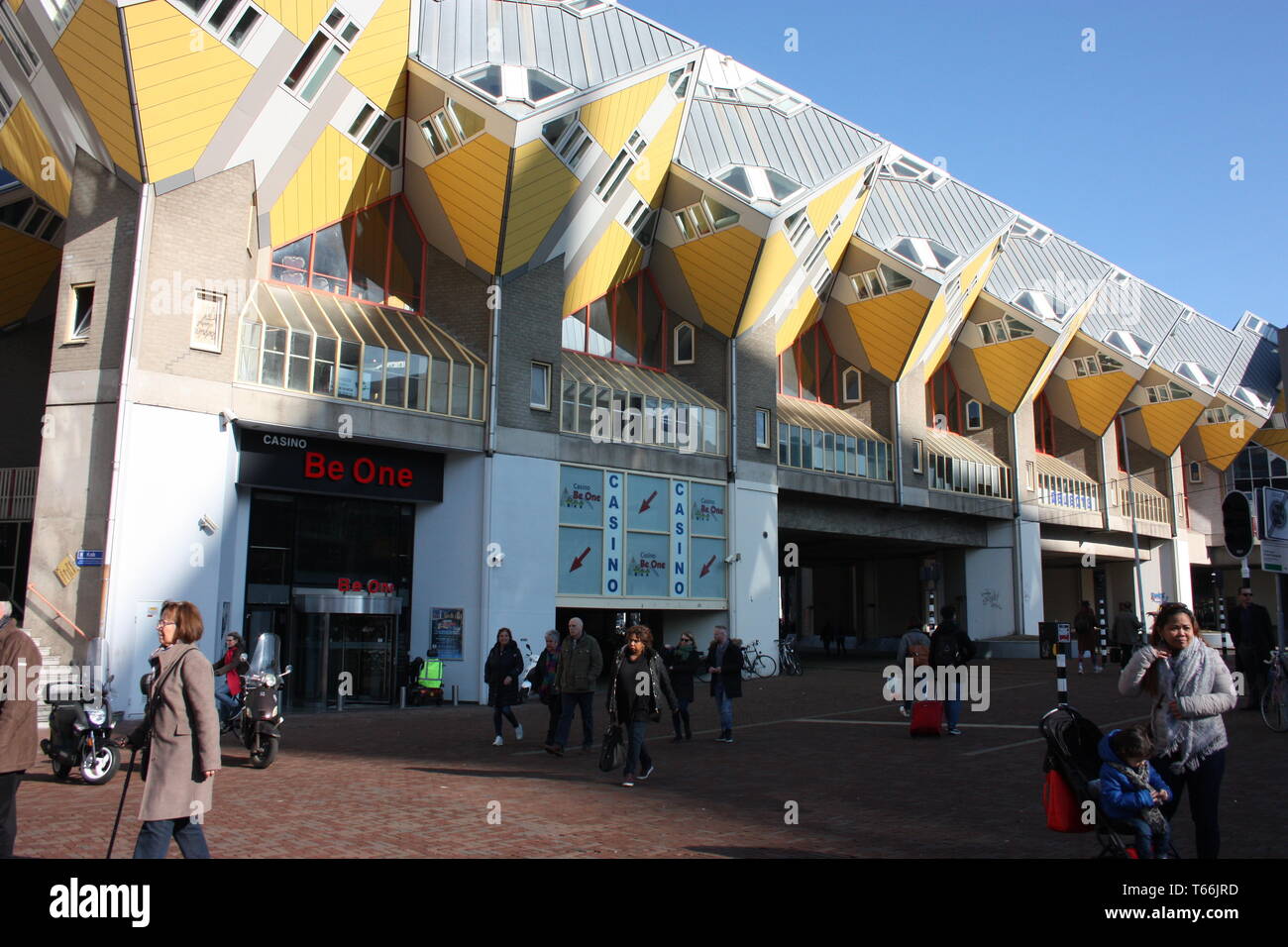 Daily city chaos in the hectic and modern station of the metropolis of ...