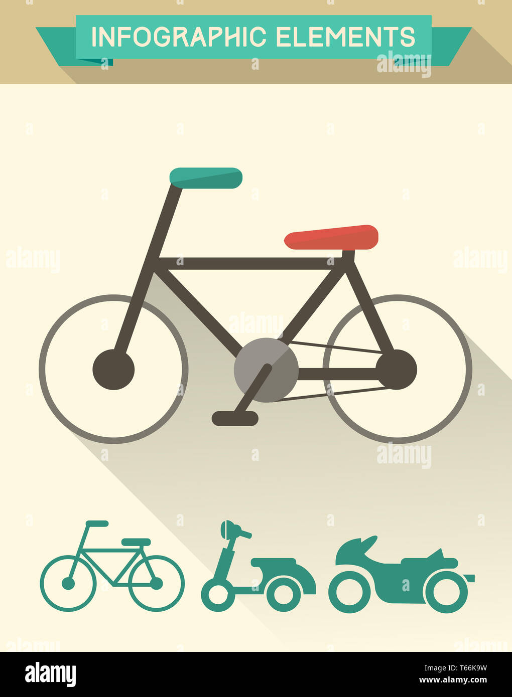 Transportation Infographic Elements Stock Photo - Alamy