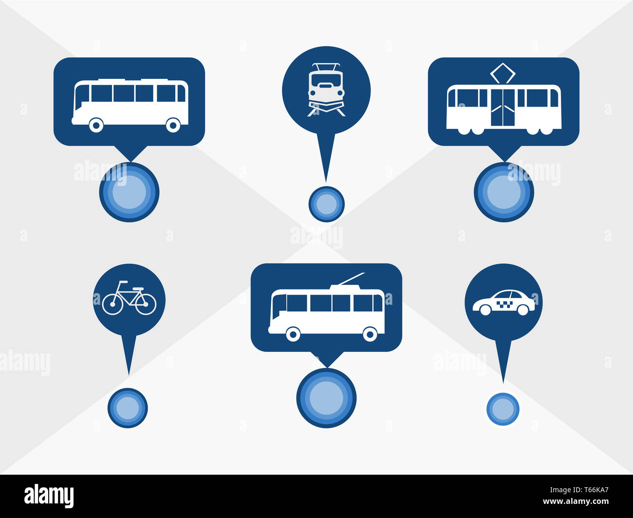 Transportation Infographic Elements Stock Photo - Alamy