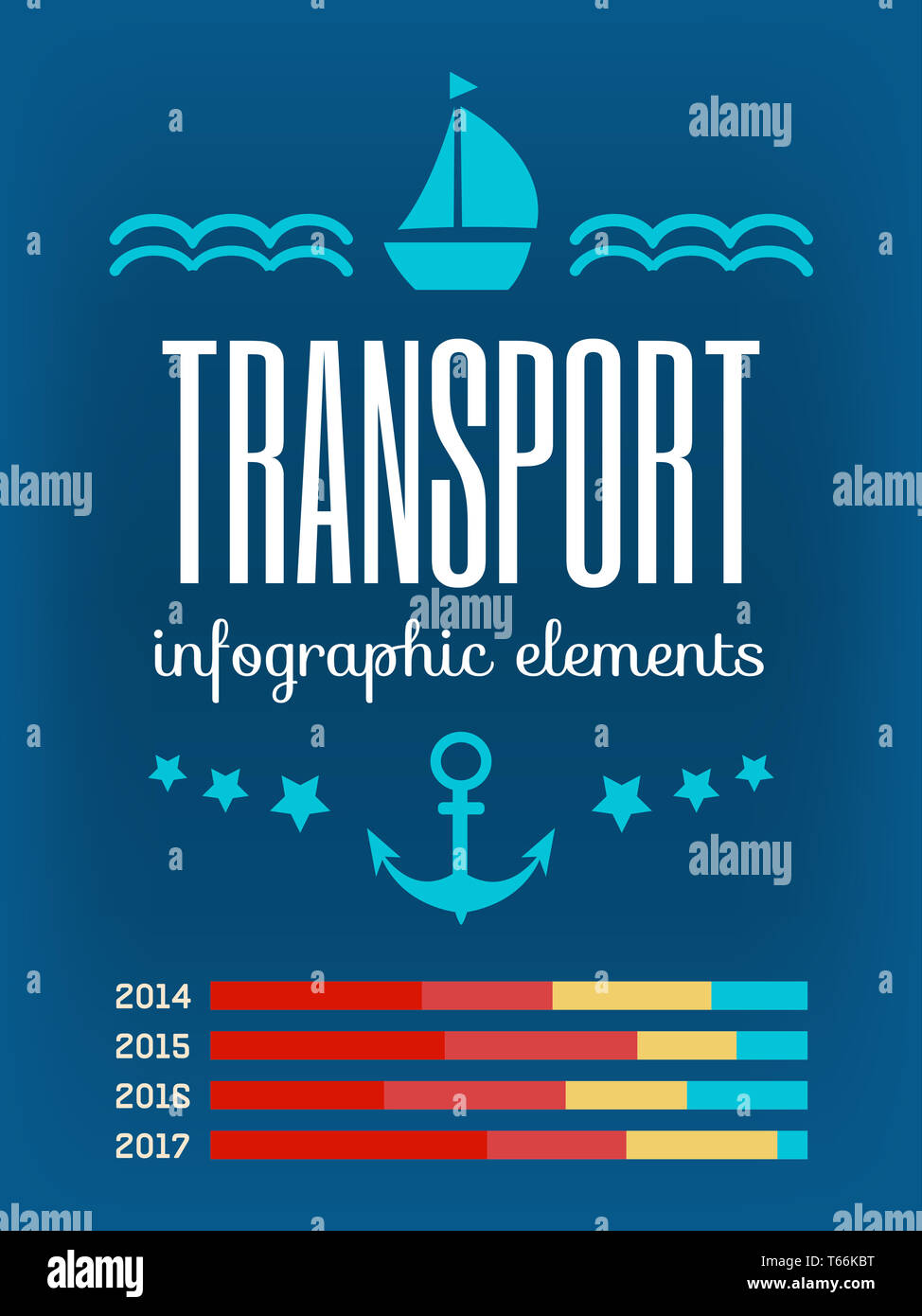 Transportation Infographic Elements Stock Photo - Alamy