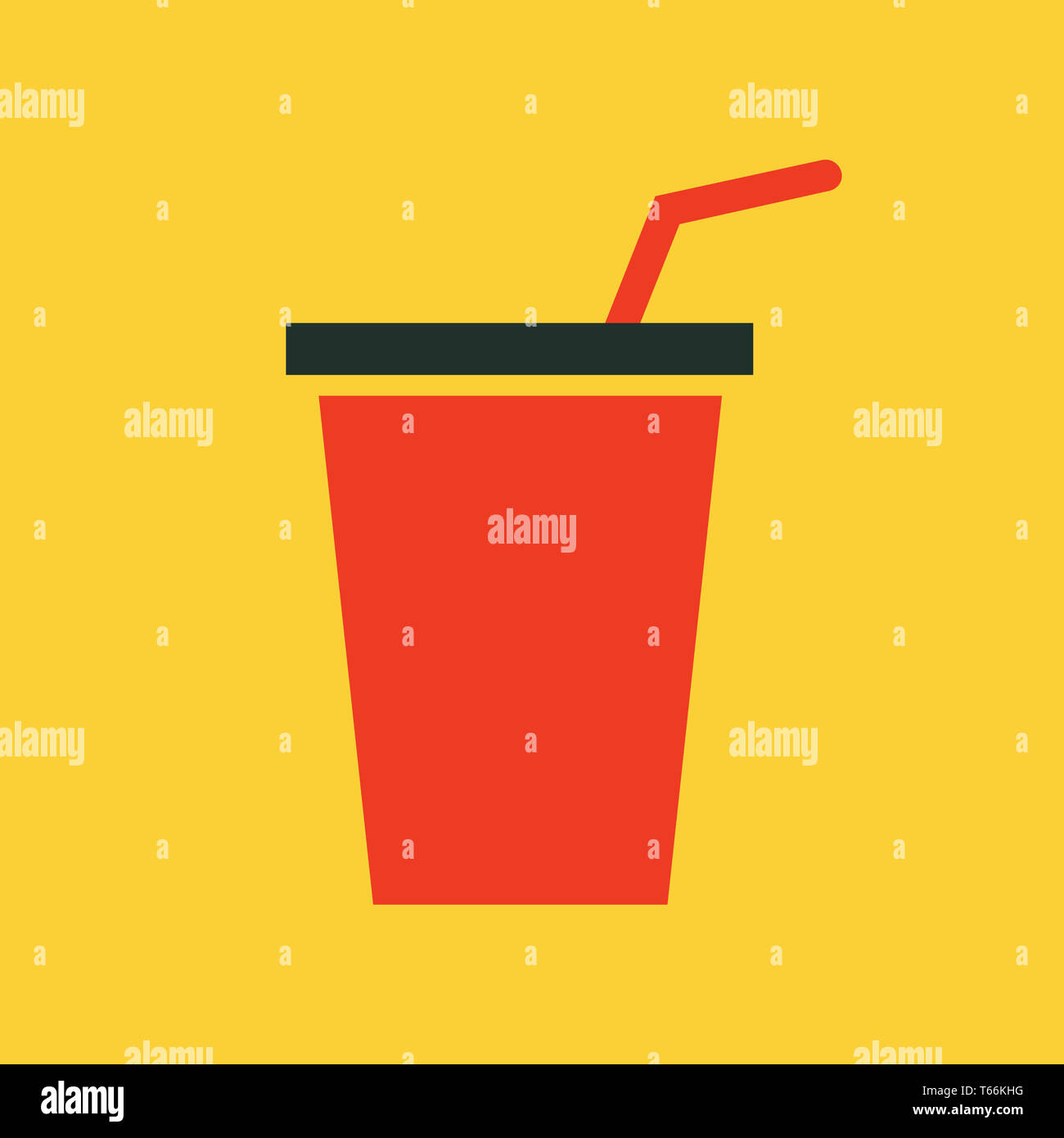 Food Flat Icon Stock Photo - Alamy