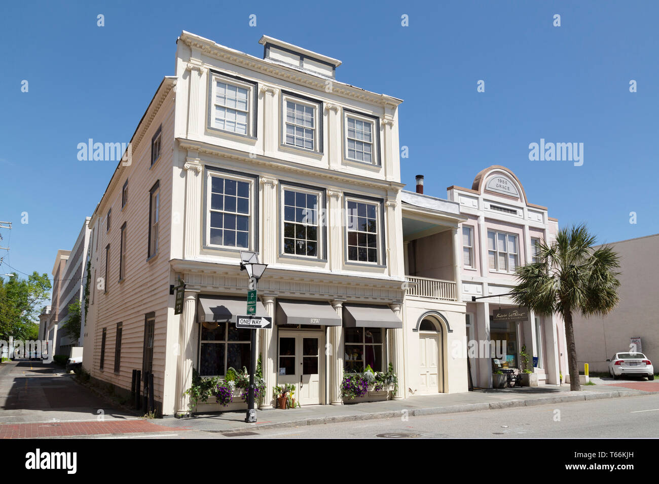 Building Facade Charleston King Street High Resolution Stock ...