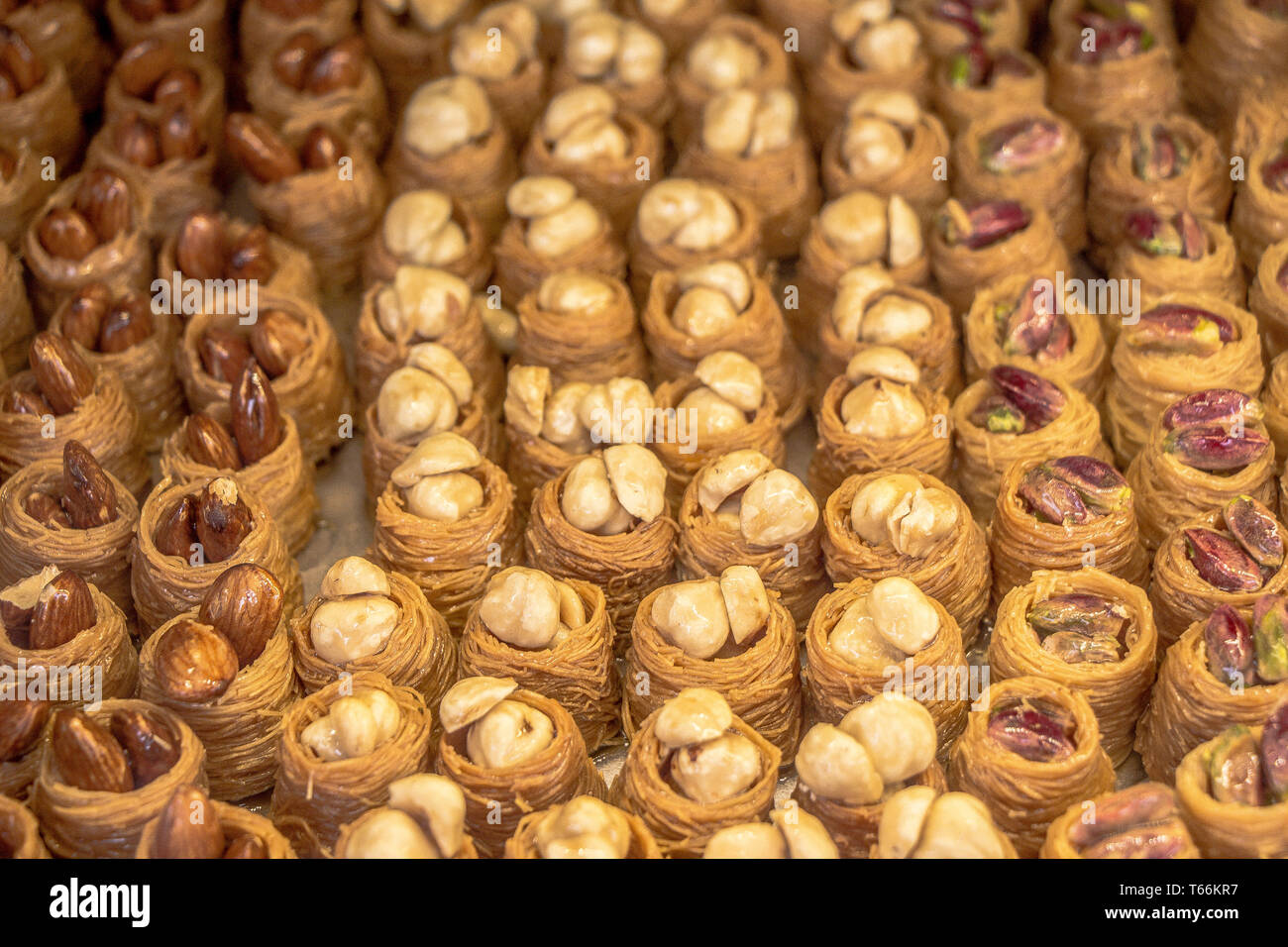 Traditional Turkish Dessert as sweet snack Stock Photo - Alamy