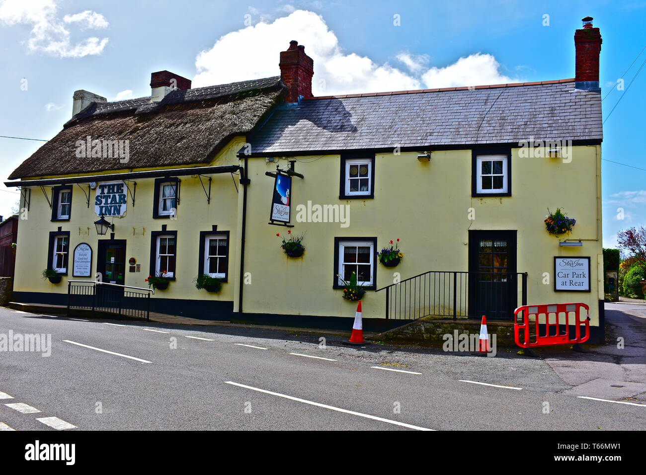 The Star Inn in the small village of Treos, near Bridgend, is a popular ...