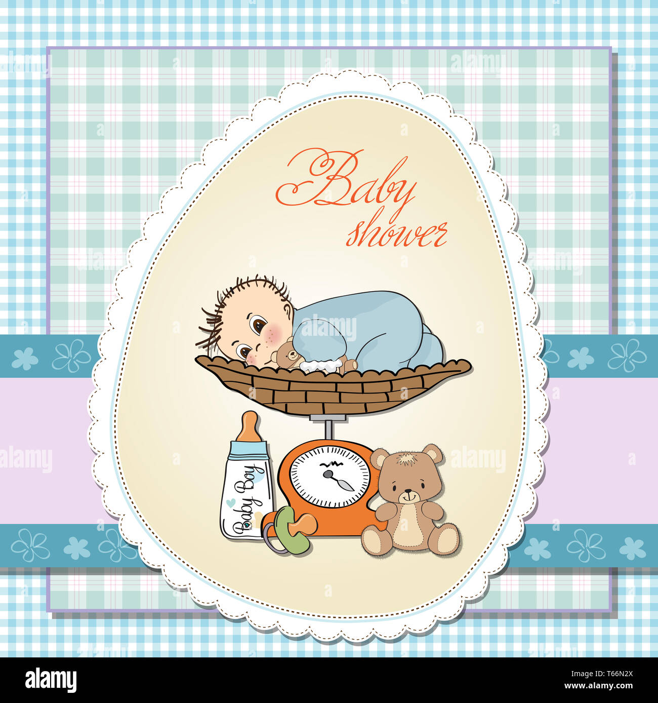 Baby on scale hi-res stock photography and images - Alamy