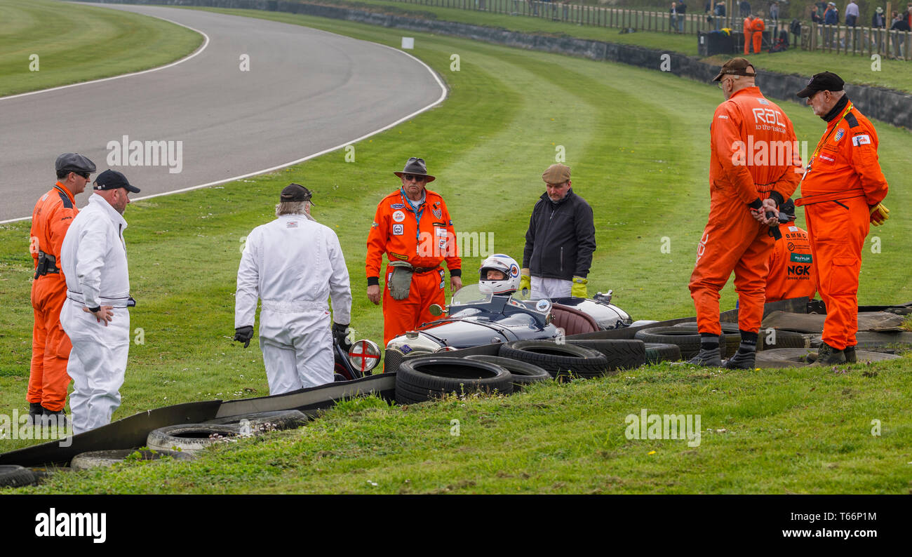 Ian Standing's 1929 Riley Brooklands pays an unplanned visit to the ...