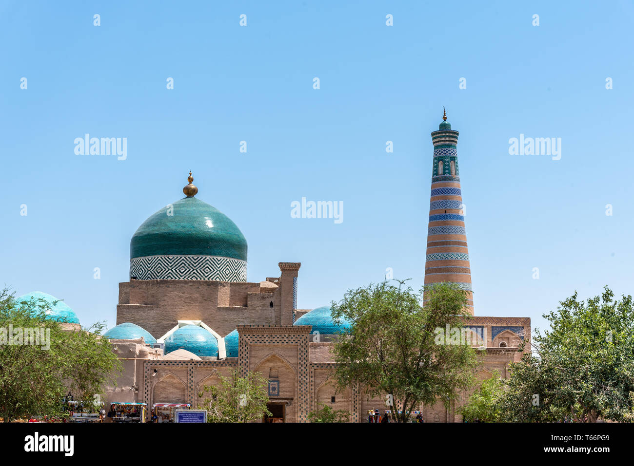 Islam Khoja Complex in Khiva, Uzbekistan Stock Photo - Alamy