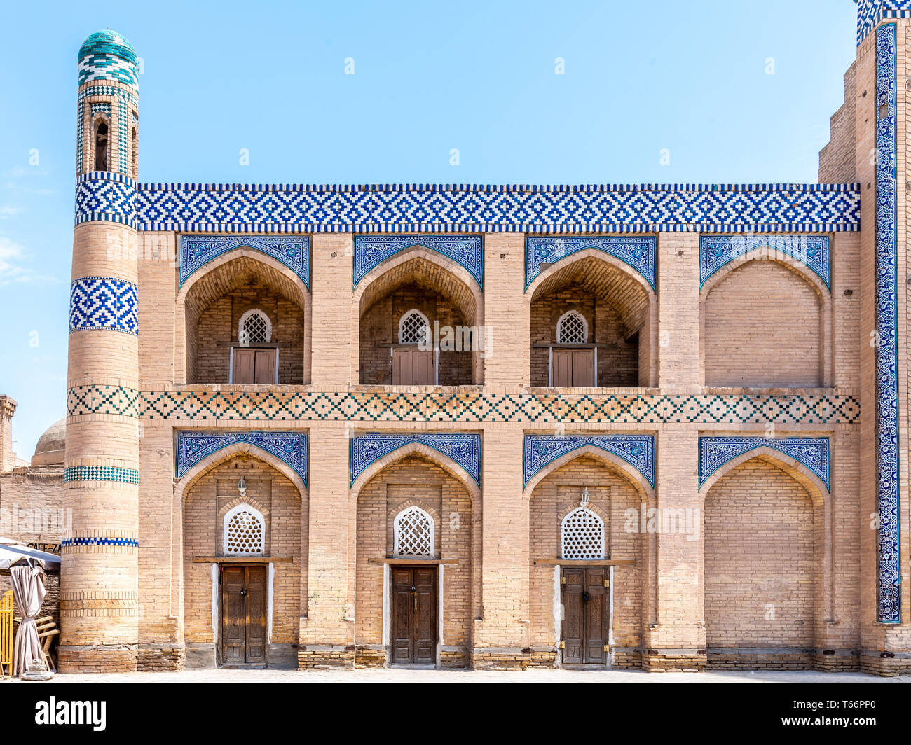 Islam Khoja Complex in Khiva, Uzbekistan Stock Photo - Alamy