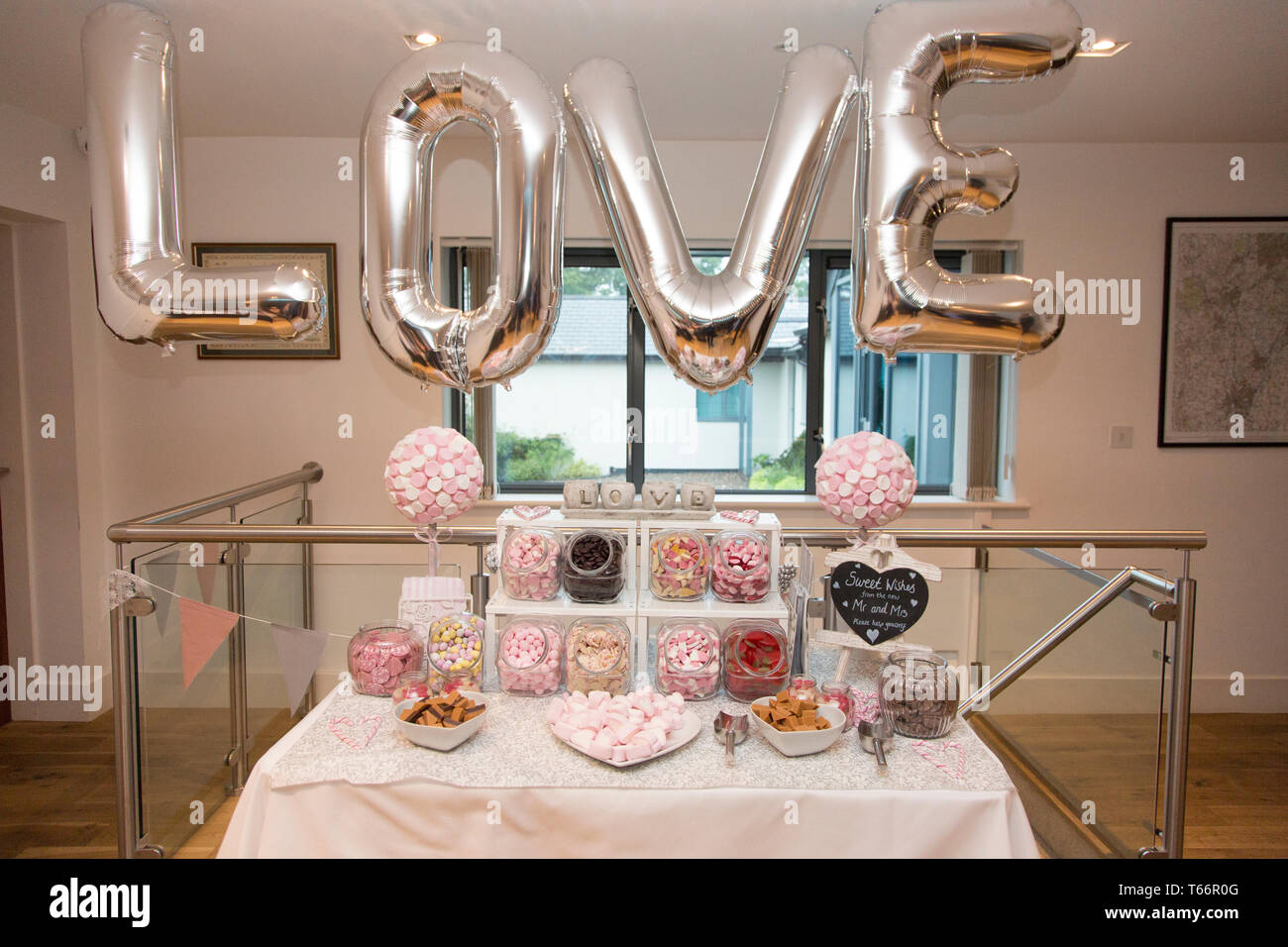 sweets at a wedding day reception Stock Photo - Alamy