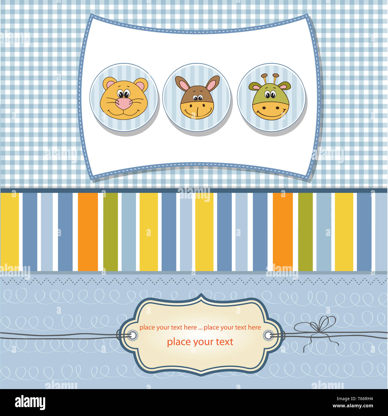 baby shower card Stock Photo - Alamy