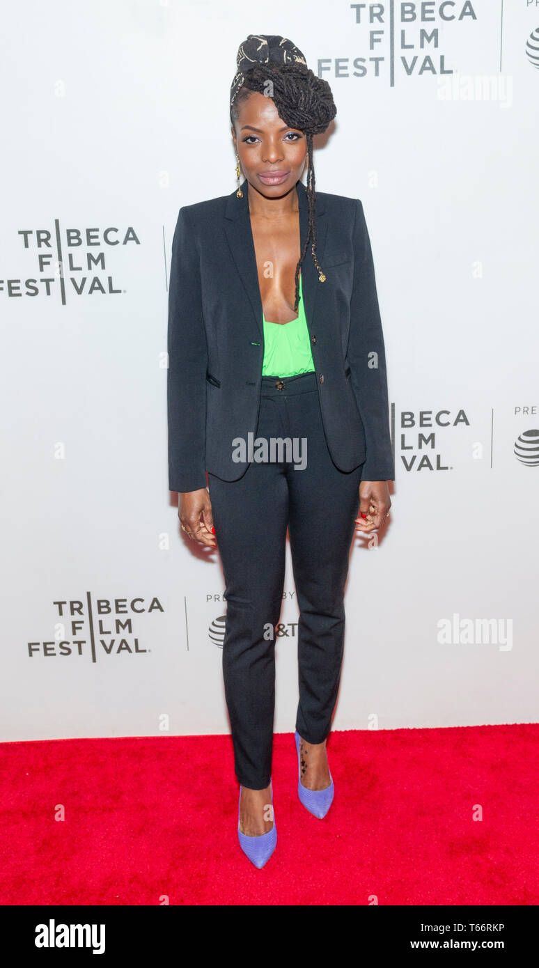 New York, NY - April 28, 2019: Marsha Stephanie Blake attends premiere ...