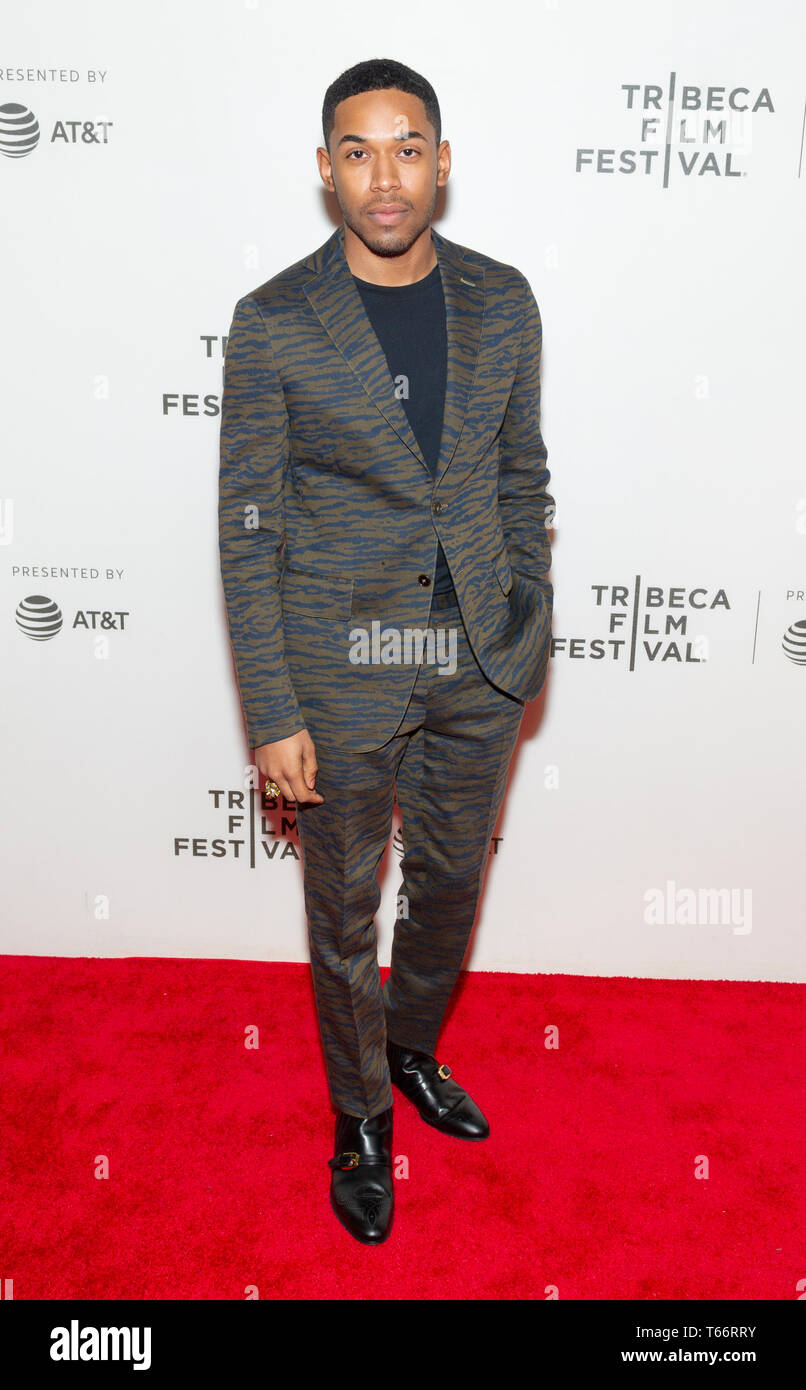 New York, NY - April 28, 2019: Kelvin Harrison Jr. attends premiere of ...