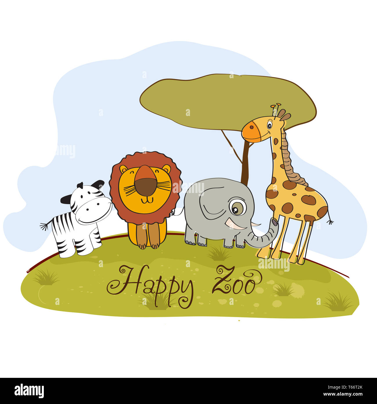 Zoo happy Cut Out Stock Images & Pictures - Alamy