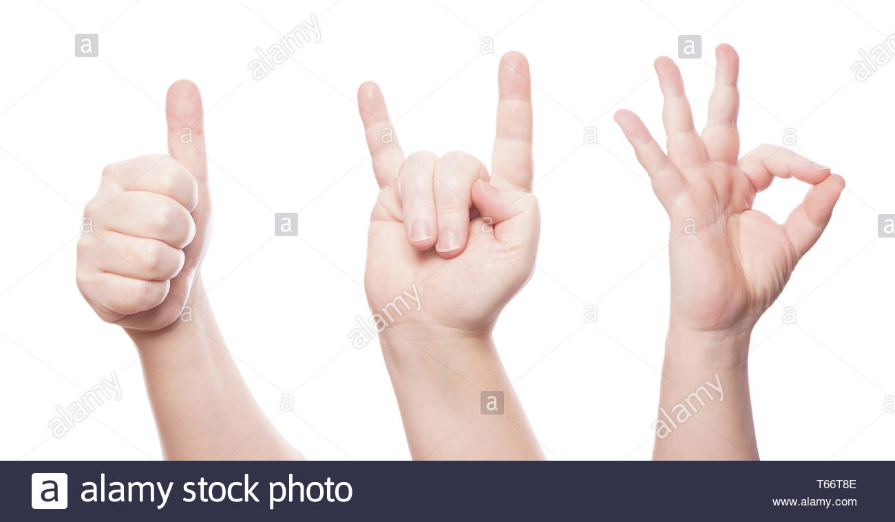 Hand Signs Ok Stock Photos & Hand Signs Ok Stock Images - Alamy