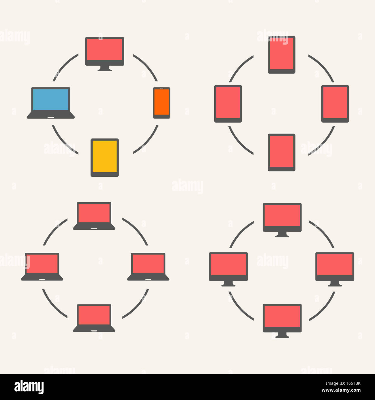 Gadgets. Icon set Stock Photo - Alamy