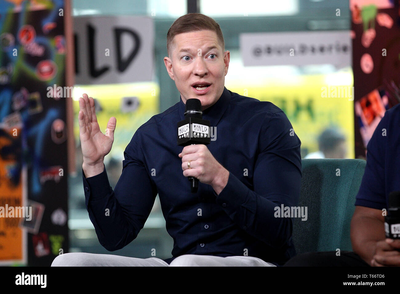 New York, USA. 29 Apr, 2019. Joseph Sikora at BUILD Series, discussing ...