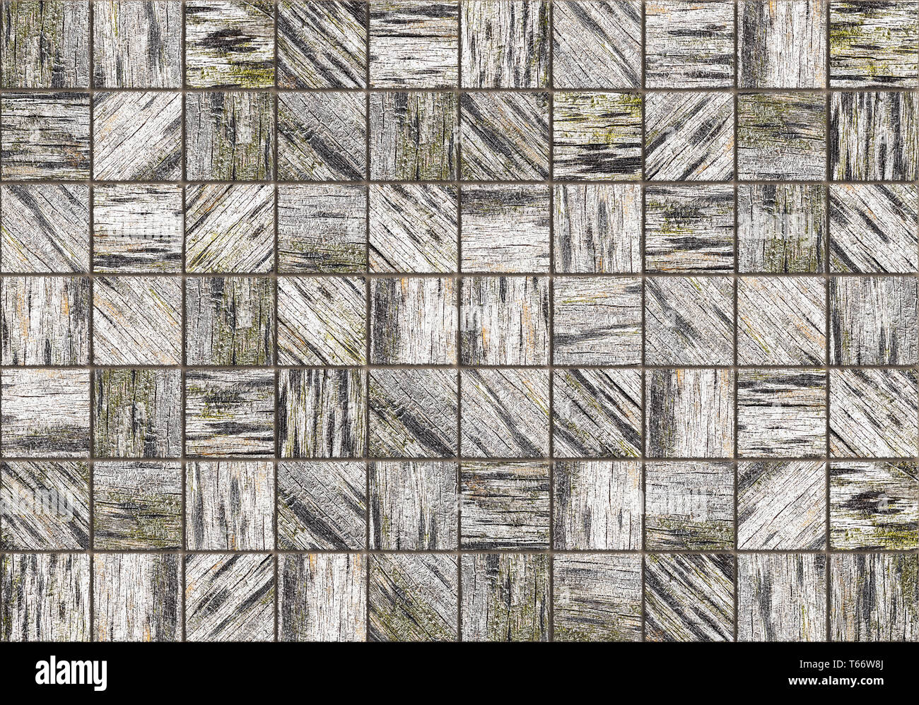 Creative Wood Tile Pattern