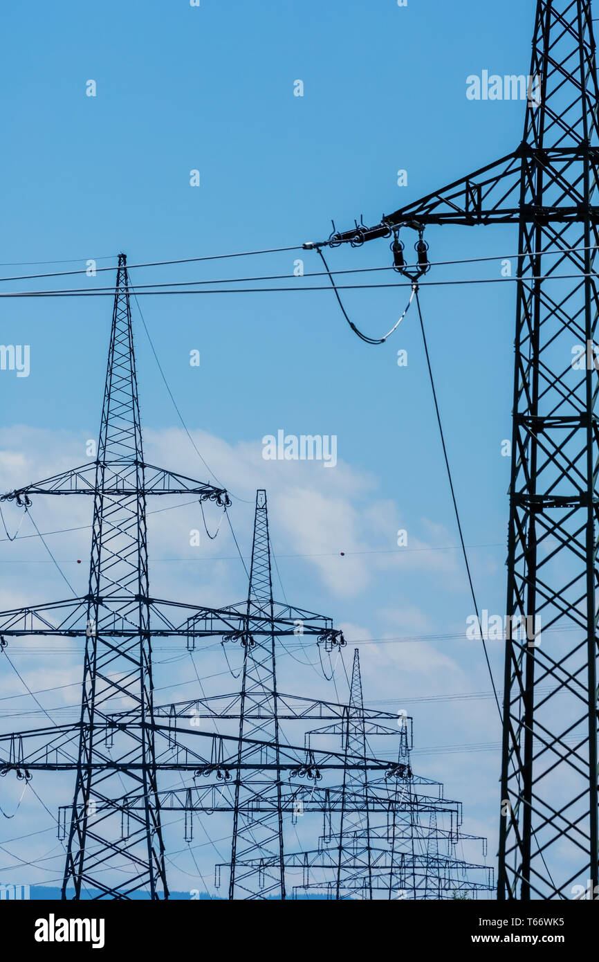 power pole symbol photo Stock Photo - Alamy