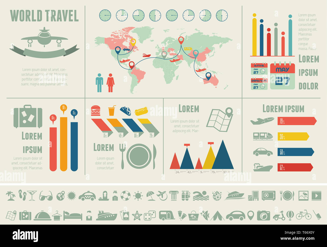 Infographic Travel Template