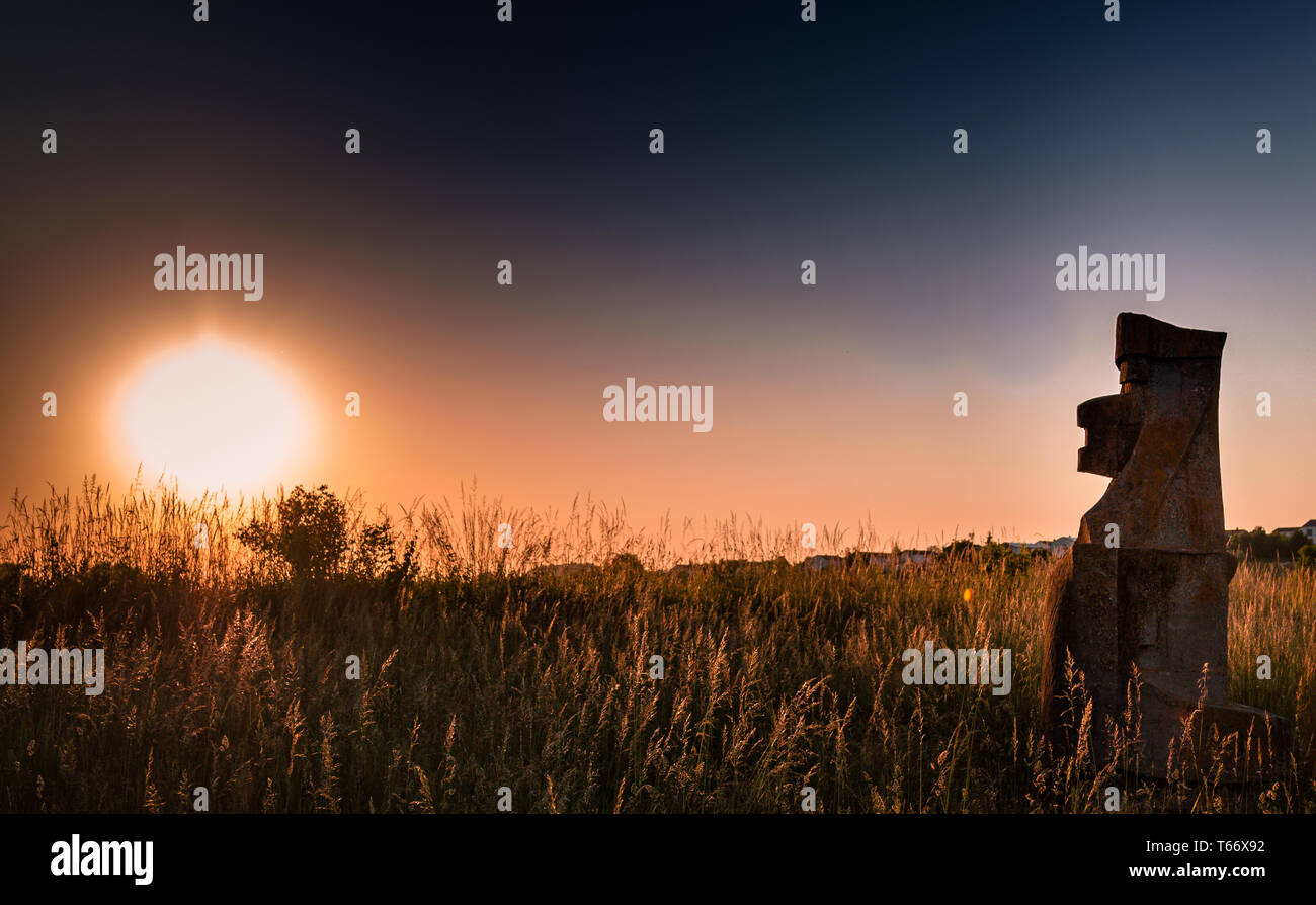 chilling in the sunset Stock Photo - Alamy