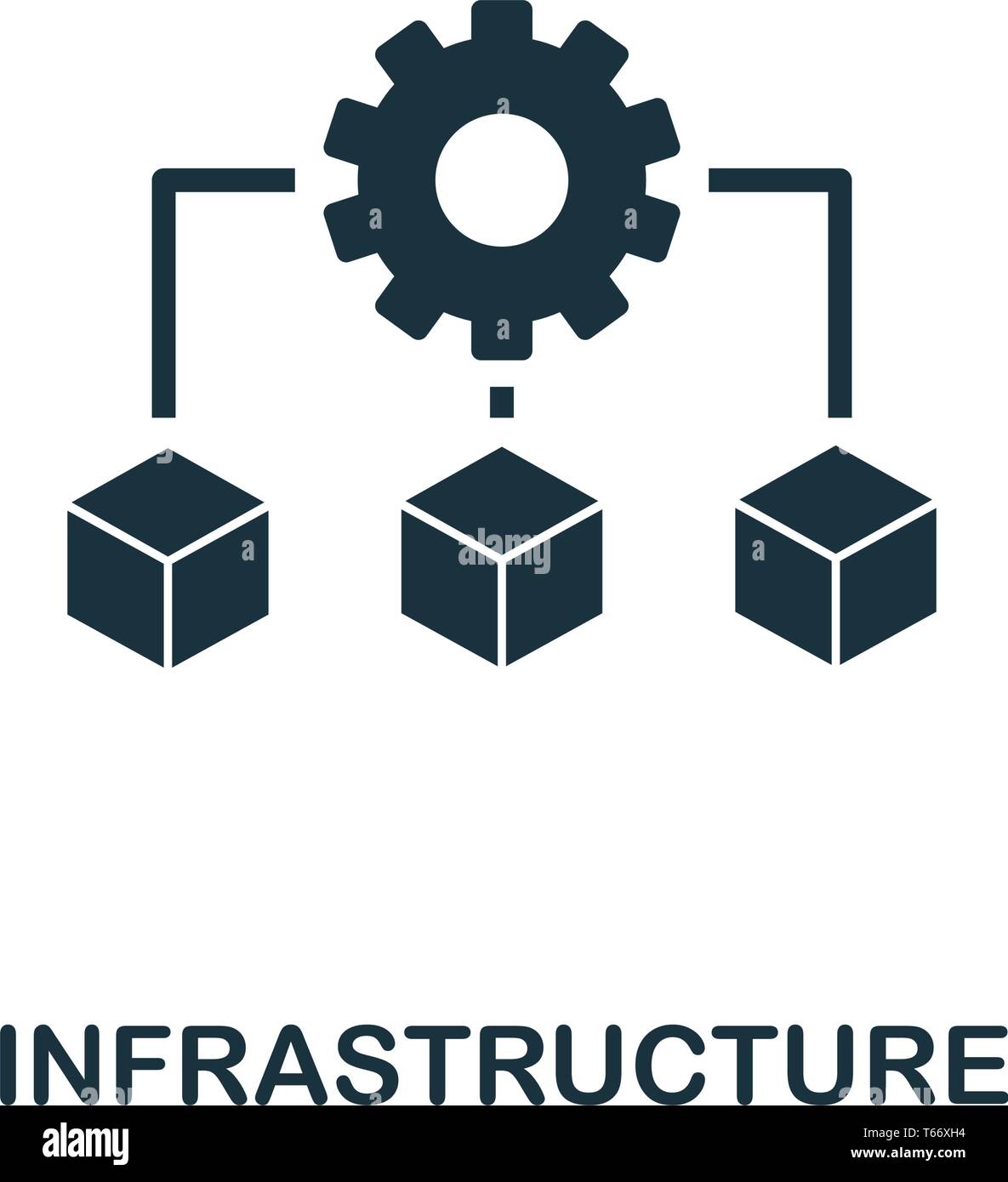 Infrastructure icon. Creative element design from community icons ... Infrastructure icon. Creative element design from community icons ...