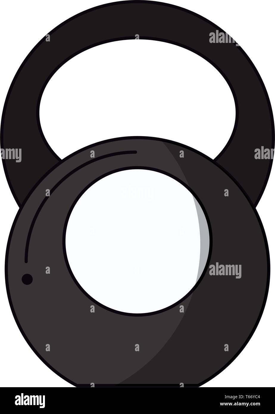 Gym kettlebell equipment cartoon isolated Stock Vector Image & Art - Alamy
