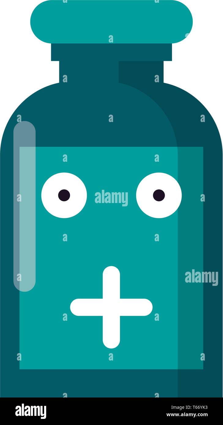 Medicine bottle cute cartoon Stock Vector Image & Art - Alamy