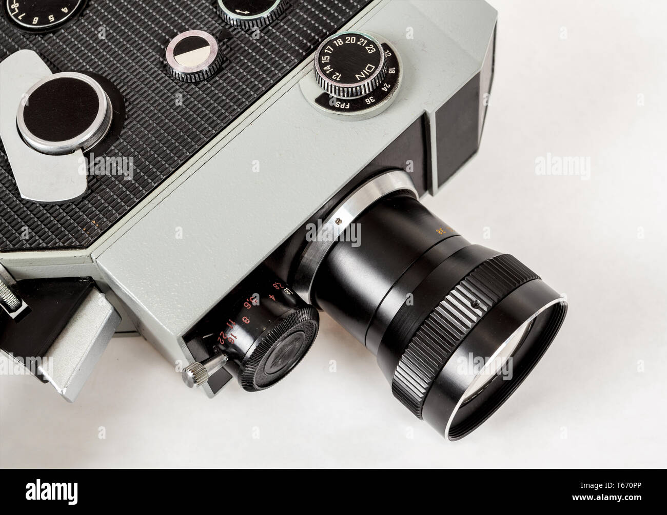 Old 8mm movie camera Stock Photo - Alamy