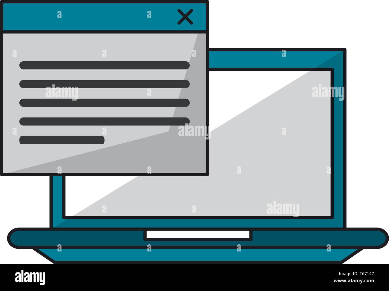 computer icon cartoon Stock Vector Image & Art - Alamy