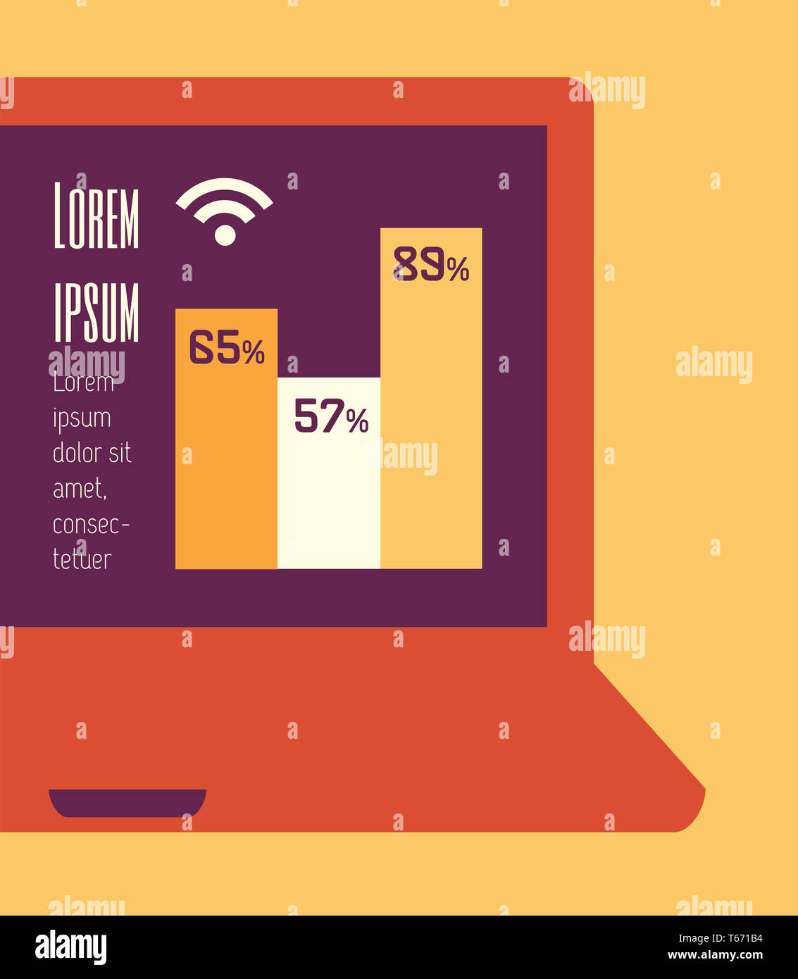 Signal infographic hi-res stock photography and images - Alamy