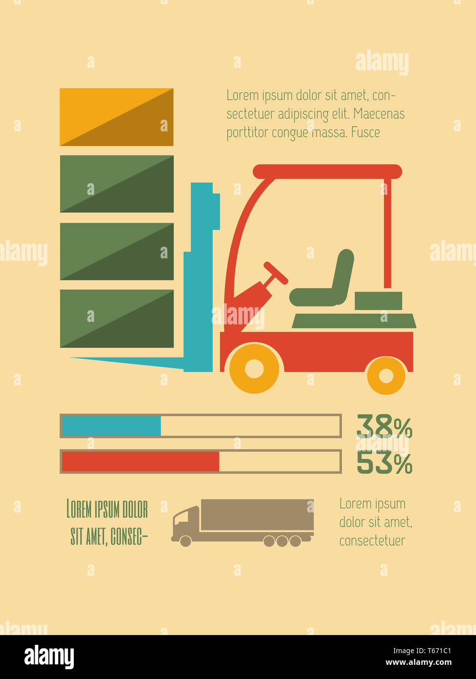 Warehouse infographic illustration hi-res stock photography and images ...