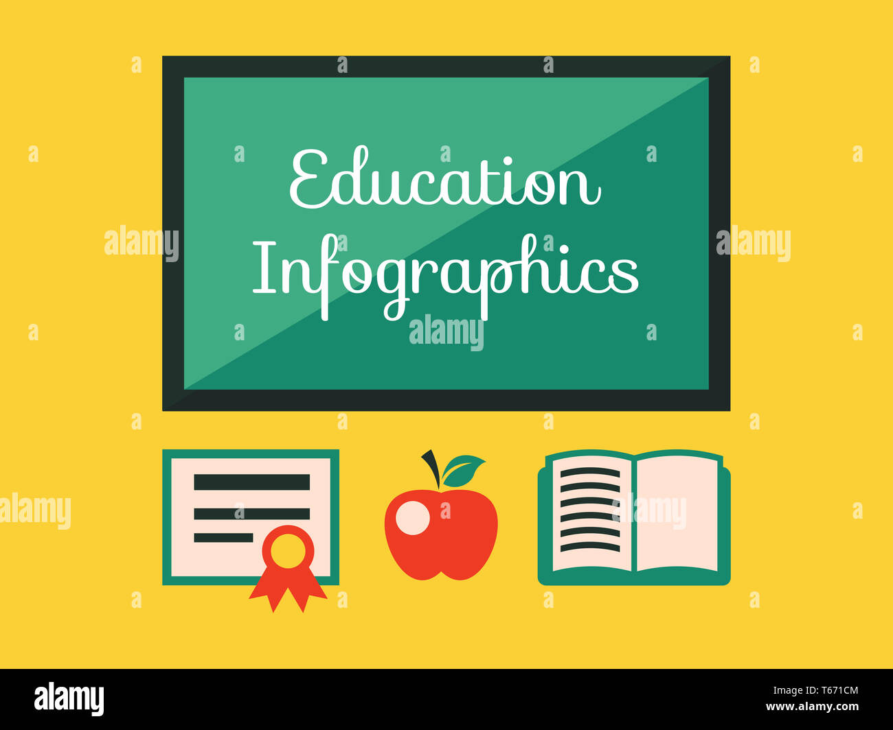 Education infographic hi-res stock photography and images - Alamy