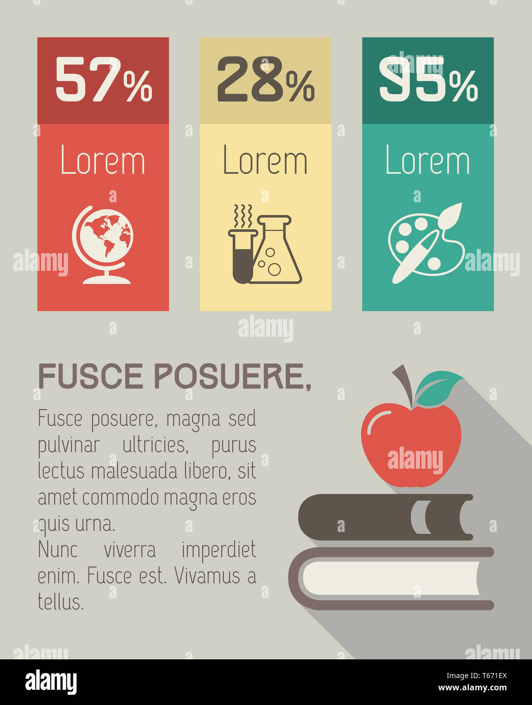 Apple Fruit Infographic