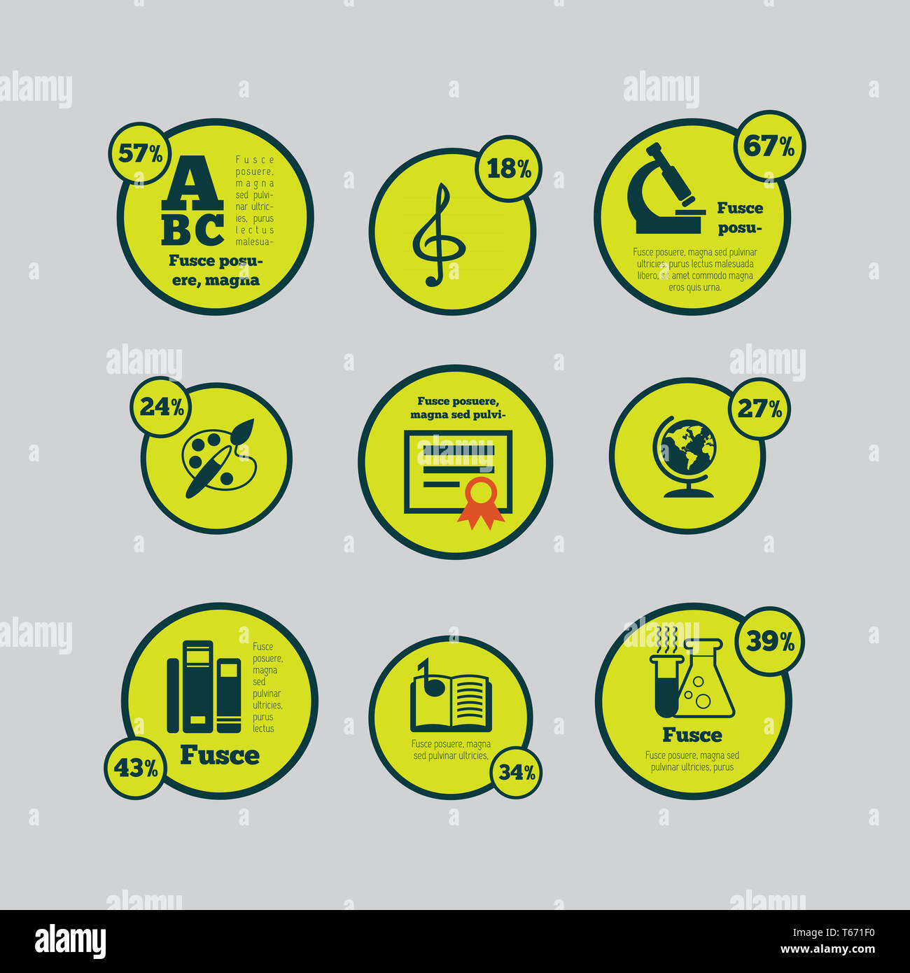 Infographic education hi-res stock photography and images - Alamy