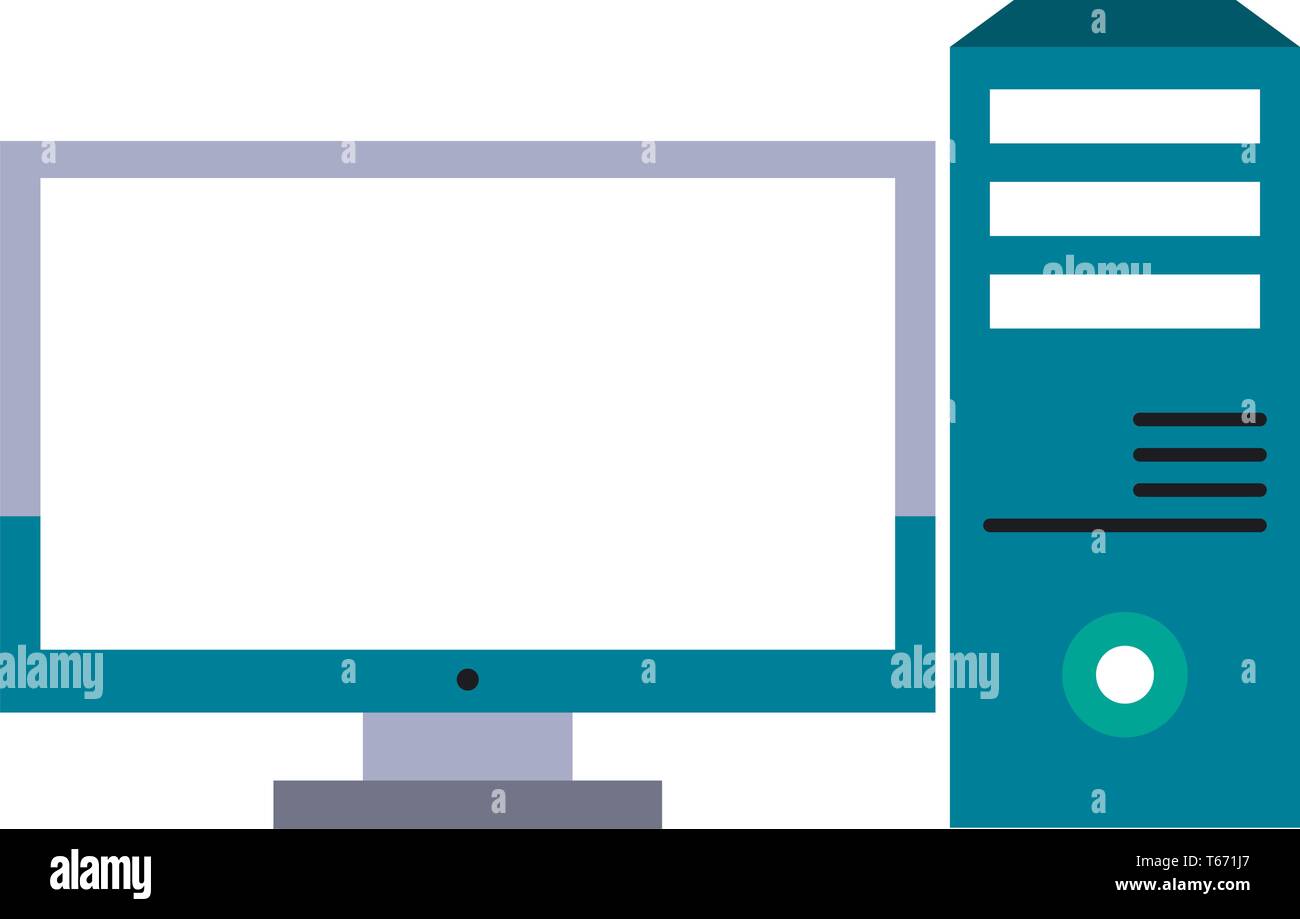 computer icon cartoon Stock Vector Image & Art - Alamy