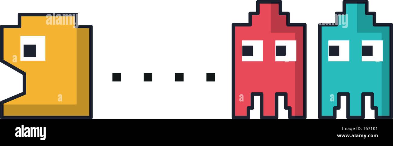 arcade game character Stock Vector Image & Art - Alamy