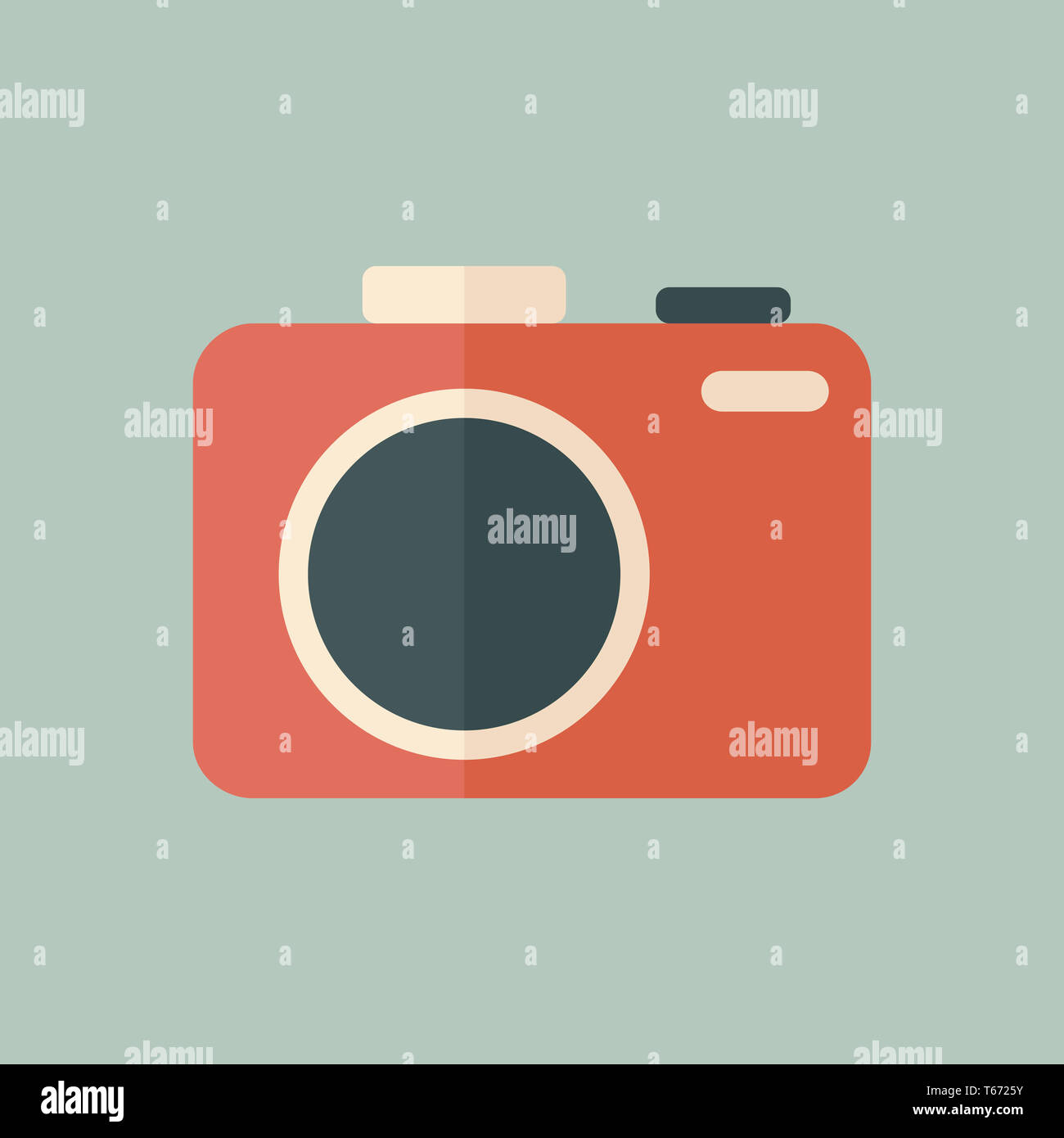Flat Photo Icon Stock Photo - Alamy