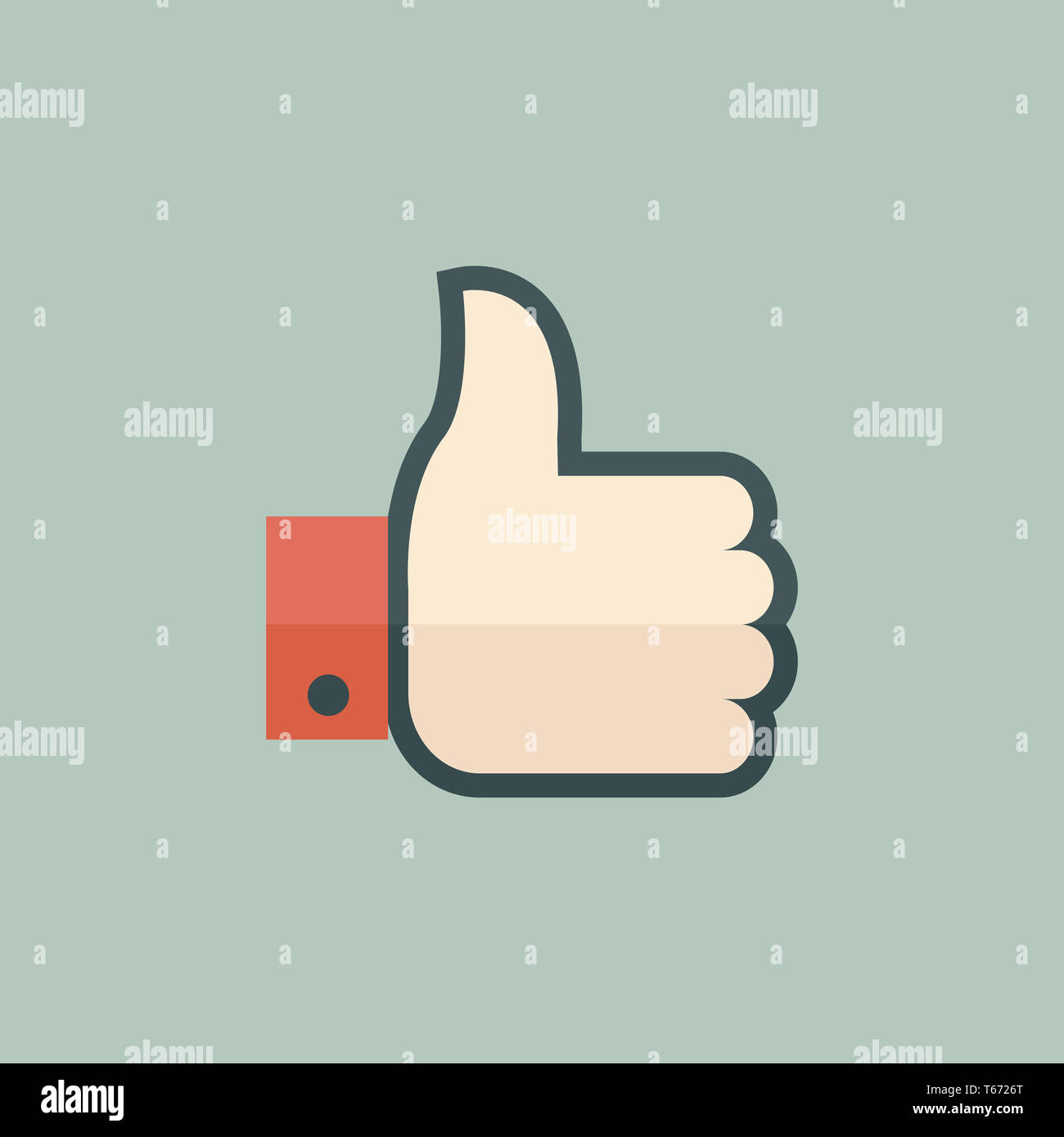 Flat like hi-res stock photography and images - Alamy