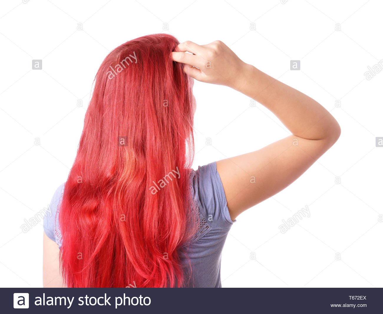 Woman Scratching Head High Resolution Stock Photography and Images - Alamy