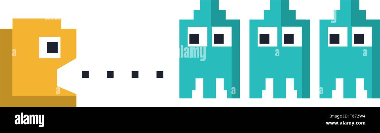 arcade game character Stock Vector Image & Art - Alamy