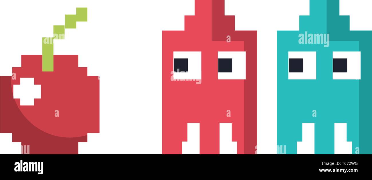 arcade game character Stock Vector Image & Art - Alamy