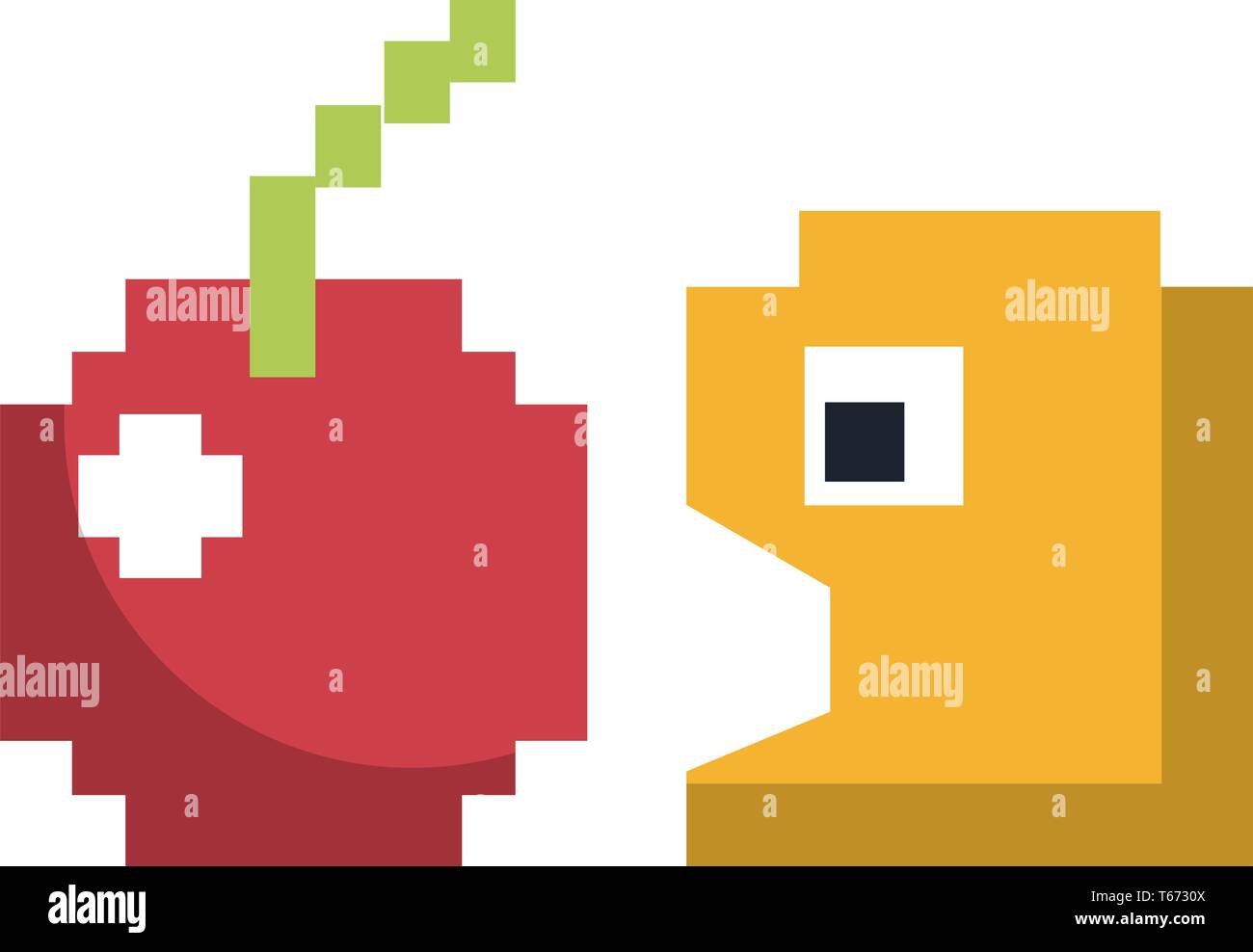 Arcade Game Character Stock Vector Image Art Alamy