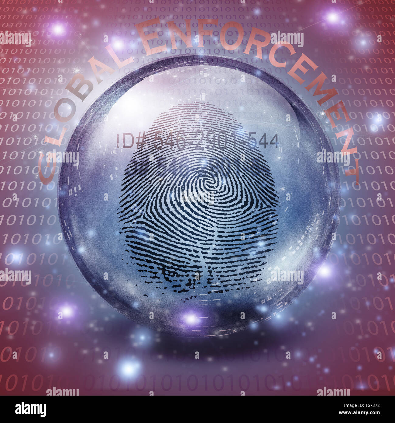 World map fingerprint hi-res stock photography and images - Alamy