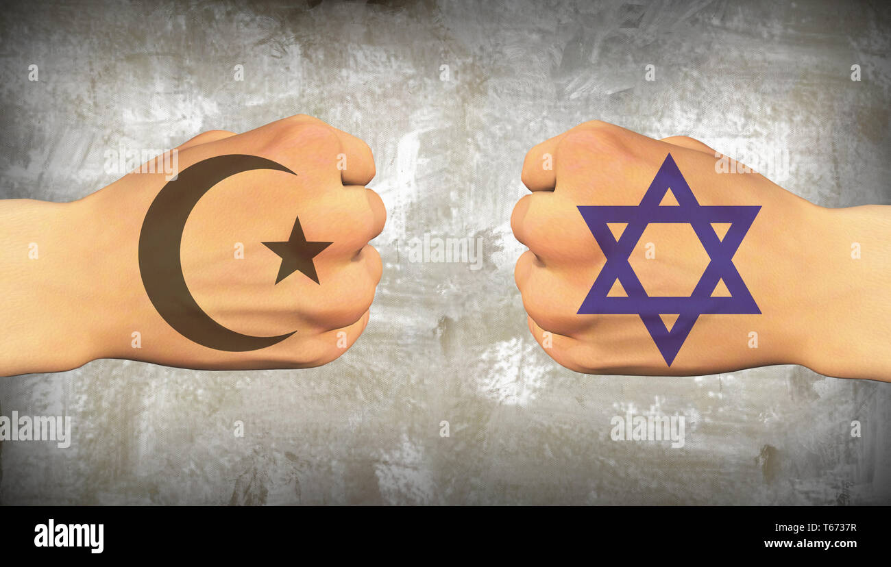 Islamic crescent and star jerusalem hi-res stock photography and images ...