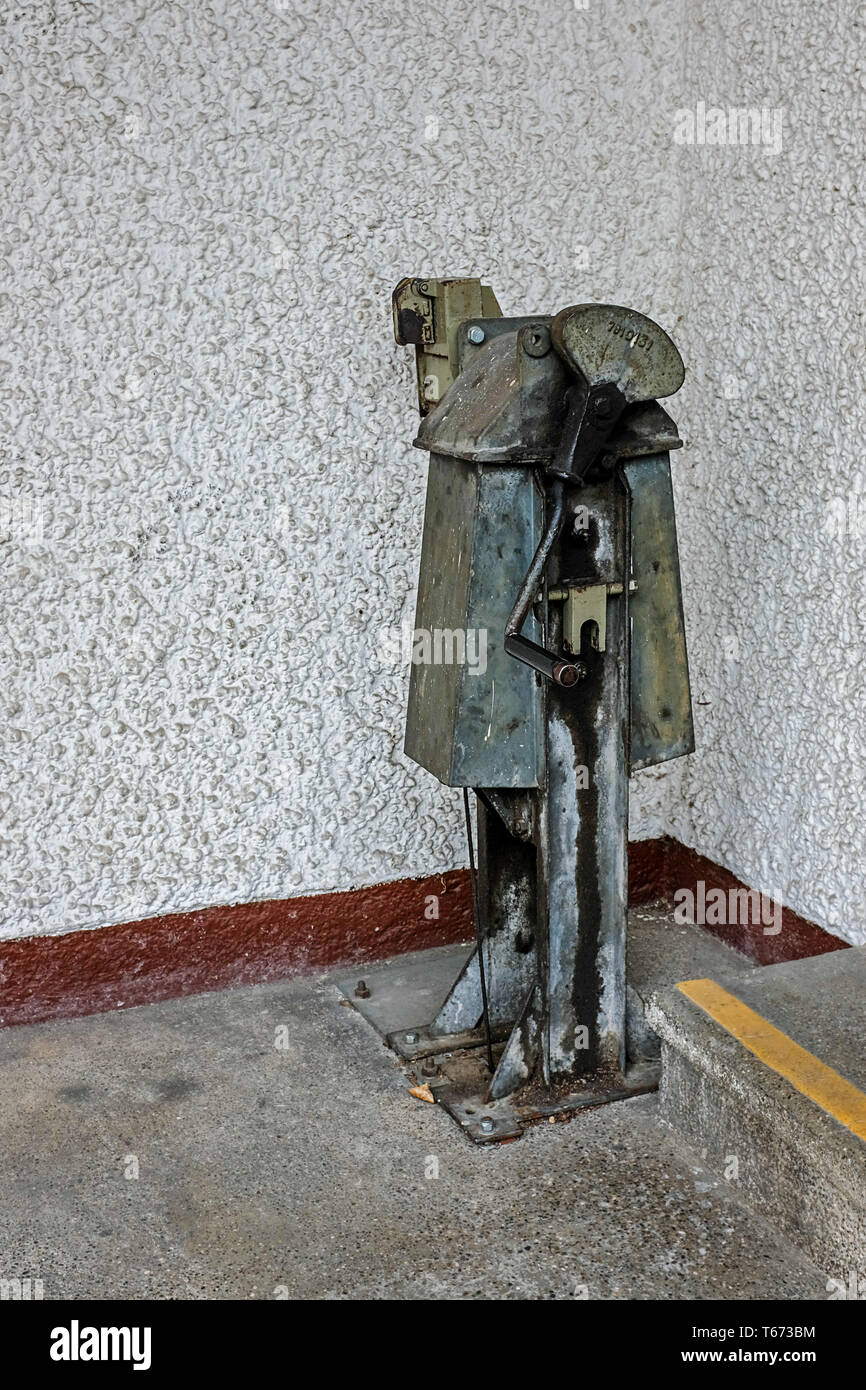 Railway points lever hi-res stock photography and images - Alamy