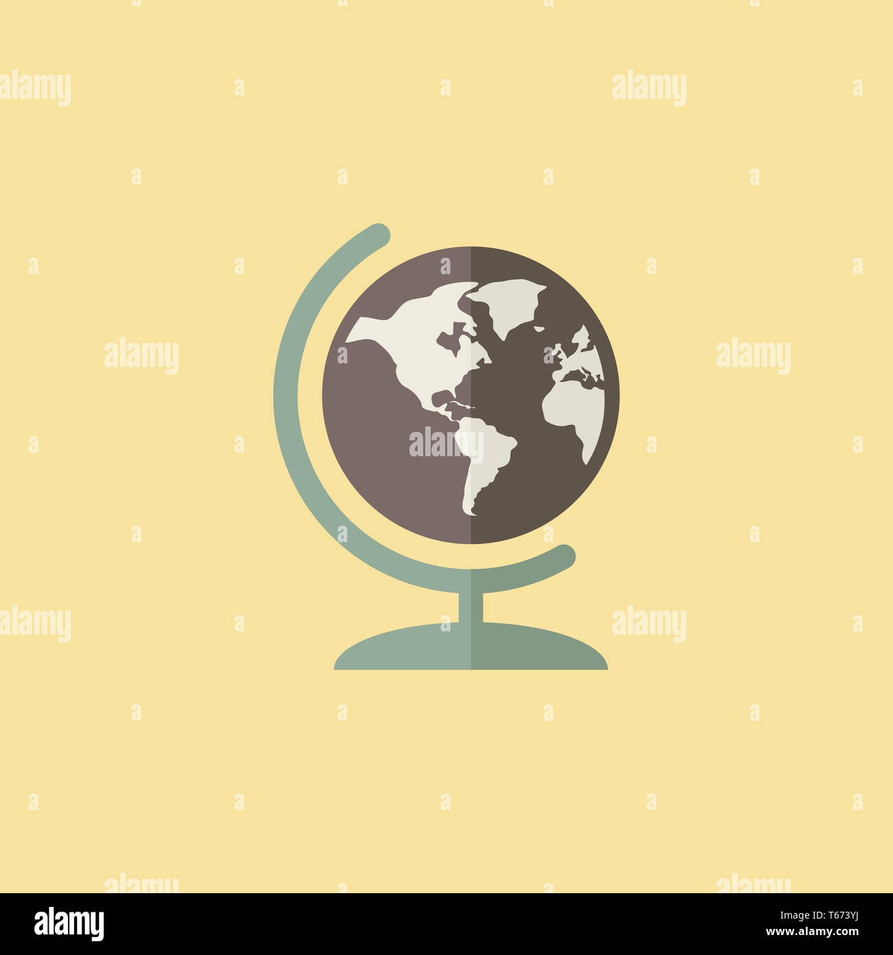 Flattened globe hi-res stock photography and images - Alamy